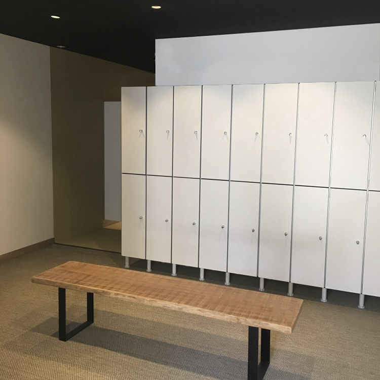 HPL locker - DINOR - for public building / for sports facility / commercial