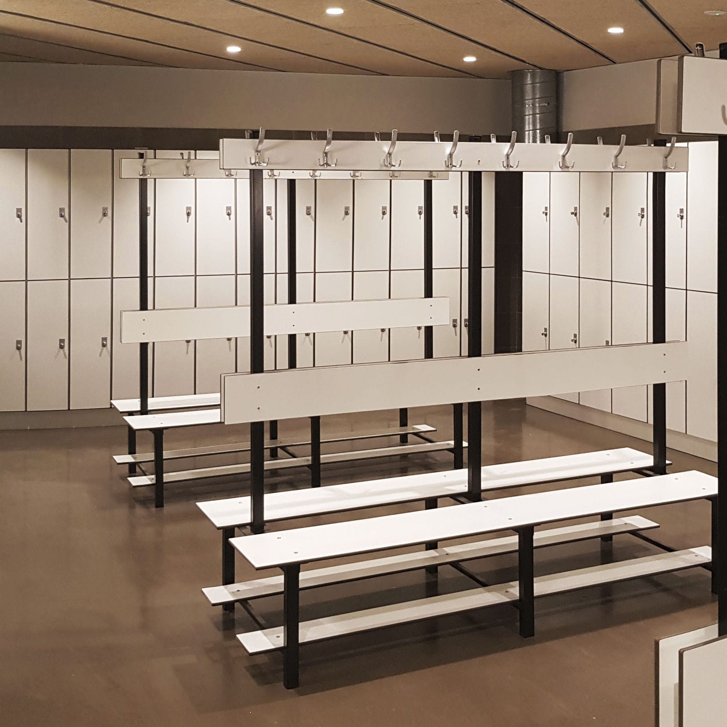 HPL locker - DINOR - for public building / for sports facility / commercial