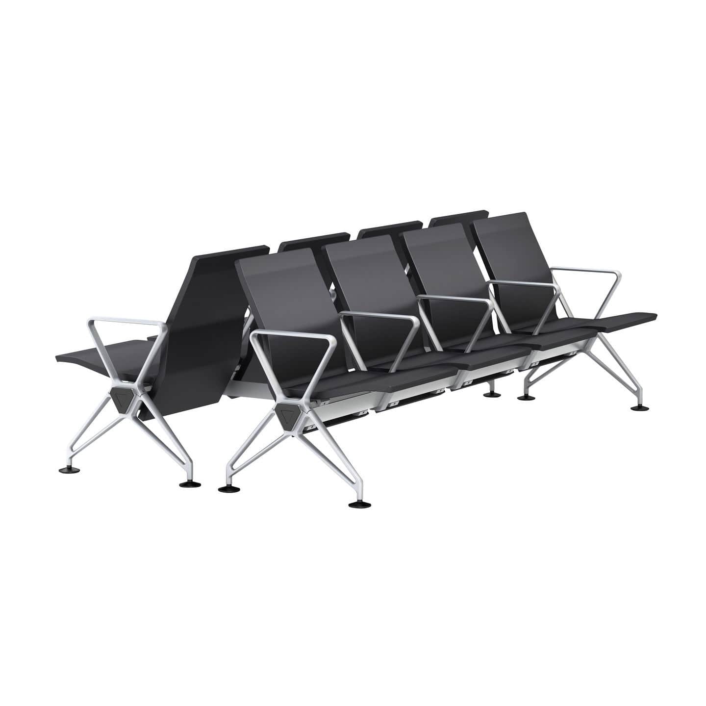 Steel beam chair - Airline - vitra - aluminum / plywood / maple