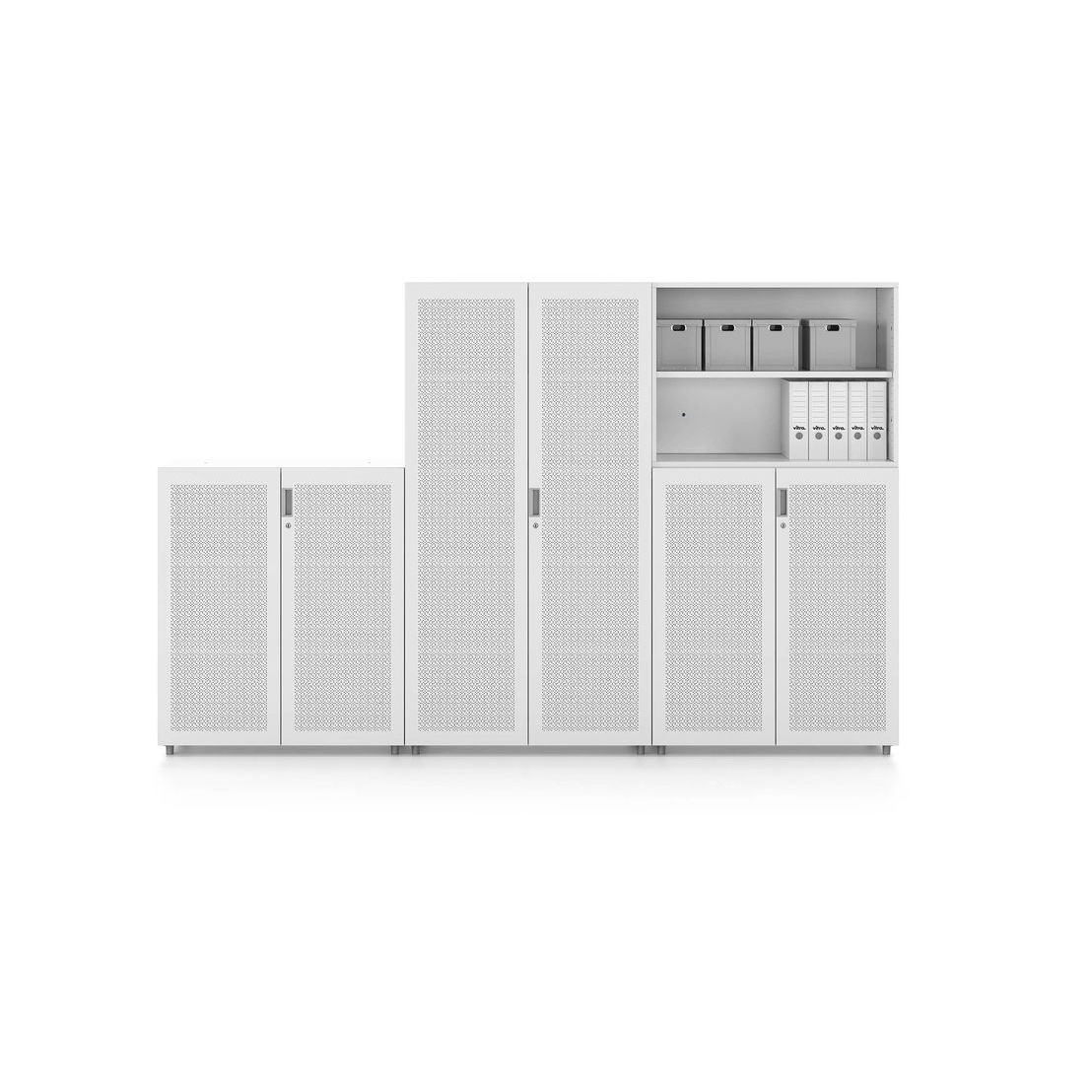Low filing cabinet - STORAGE - vitra - ABS / with hinged door ...