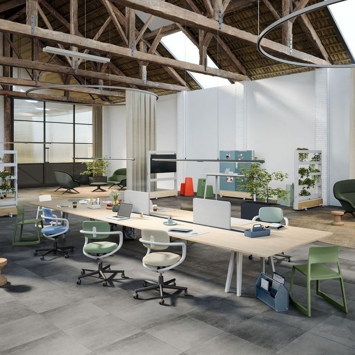 Workstation desk - Joyn 2 - vitra - free-standing / multiplace ...