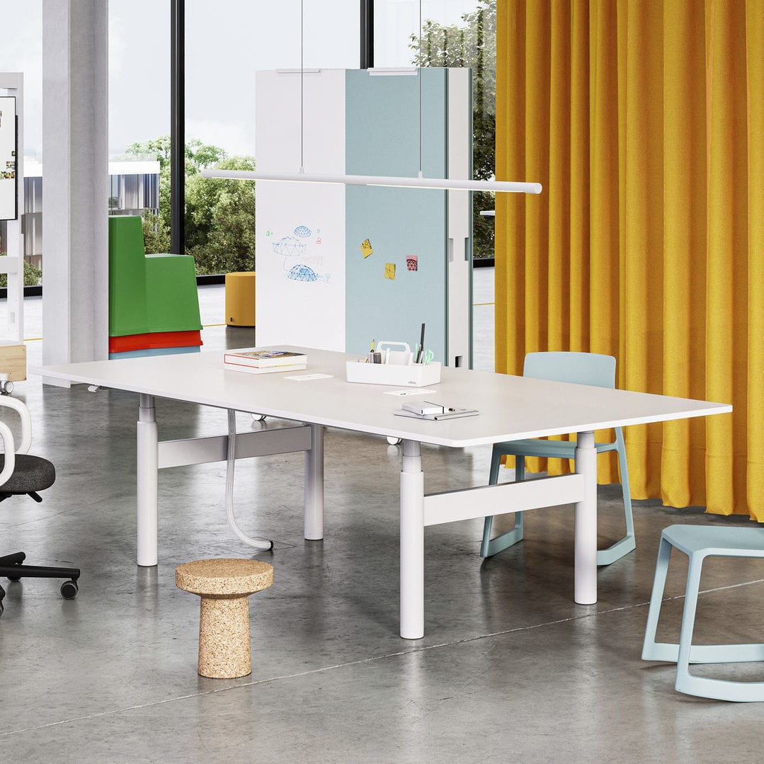 Workstation desk - Tyde 2 - vitra - free-standing / multiplace ...