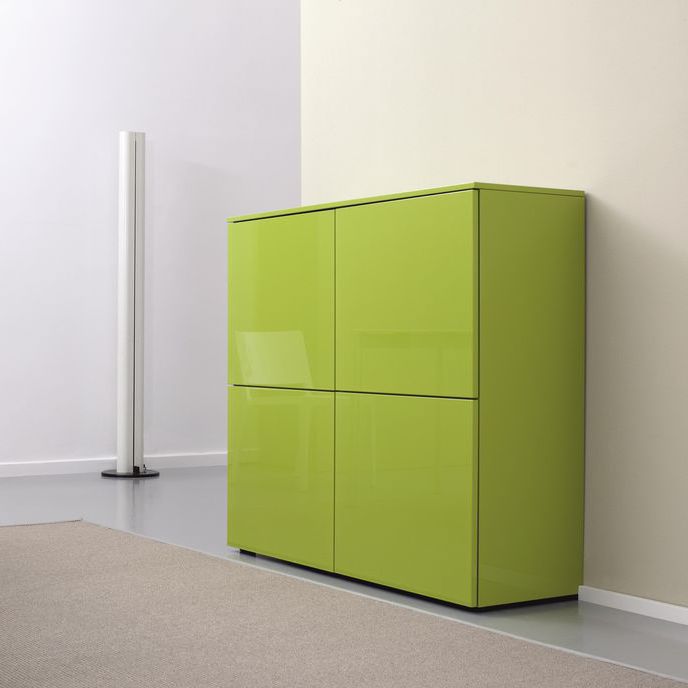 High sideboard - CUBO 100 - Sudbrock - contemporary / wooden ...