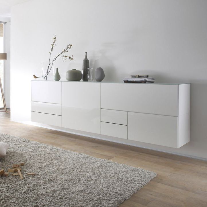 Wall-mounted sideboard - CUBO 603 - Sudbrock - contemporary / lacquered ...