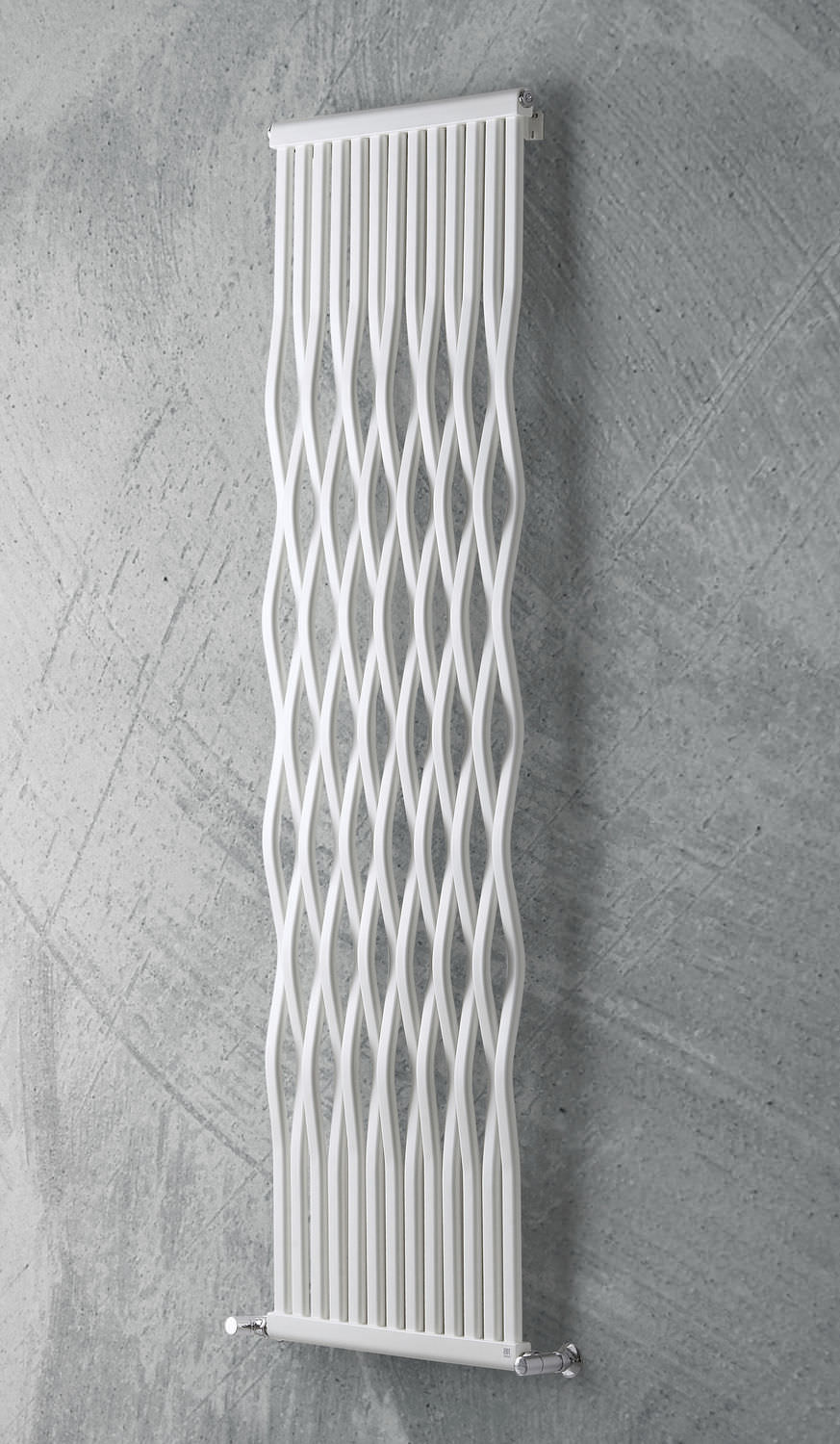 Hot water radiator - OCEAN D - BRANDONI - contemporary / metal / wall ...