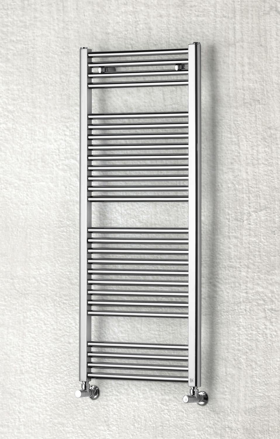 Hot water towel radiator - T - BRANDONI - contemporary / metal / chrome