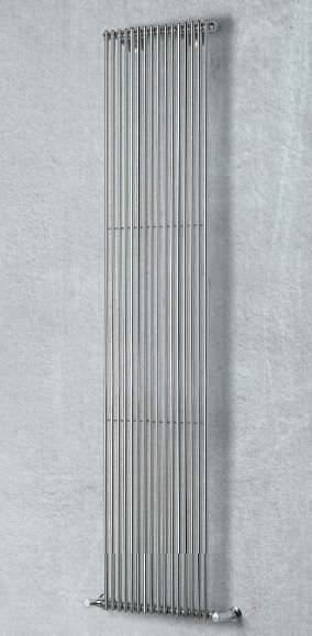 Hot water radiator - DIAMANTE - BRANDONI - contemporary / metal / chrome