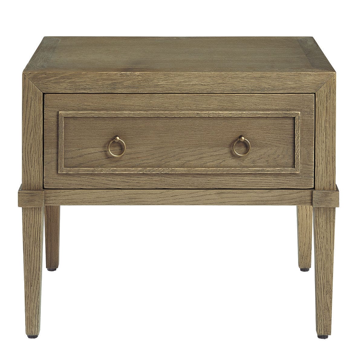 Traditional bedside table - ARIANNE - BLANC D'IVOIRE - oak / wooden ...