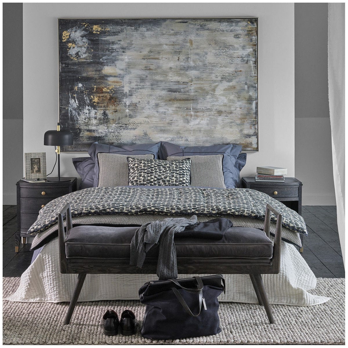 Traditional bench - YVES - BLANC D'IVOIRE - wooden / polyester / with ...