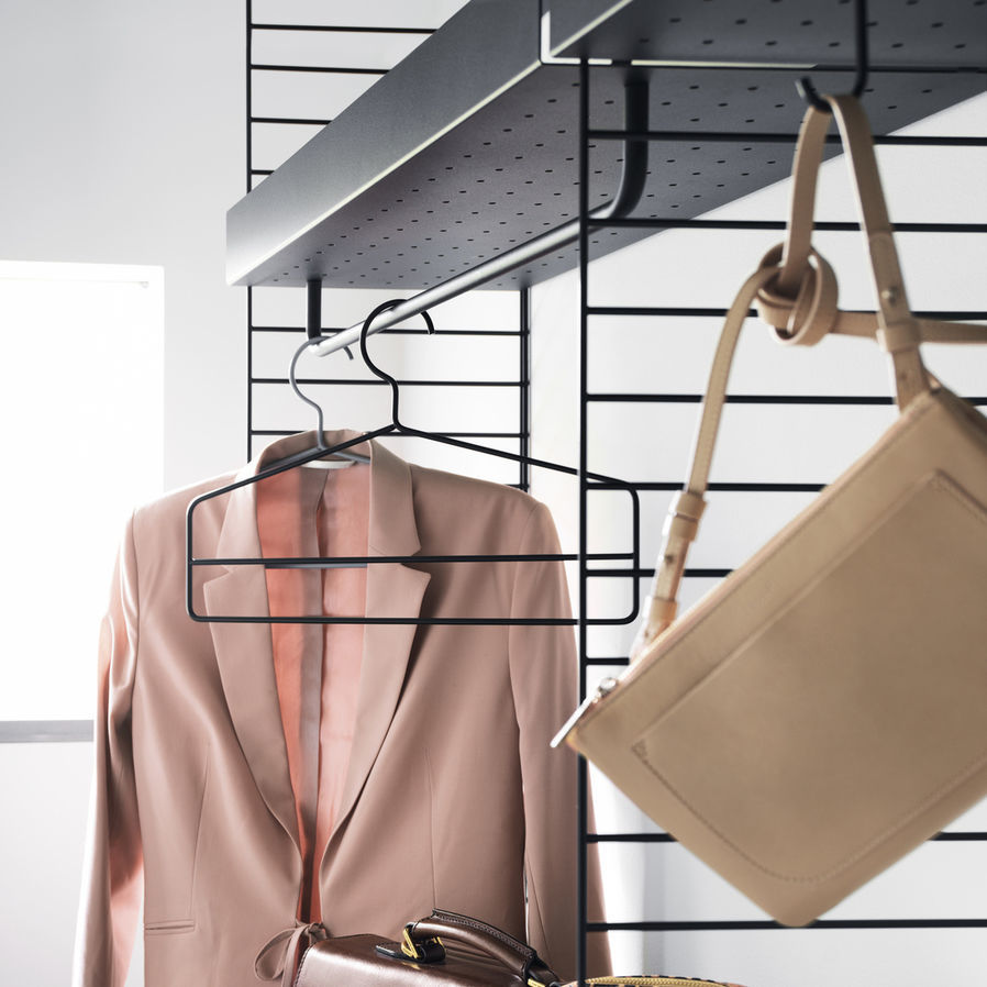 Thermo-lacquered steel coat hanger - STRING FURNITURE