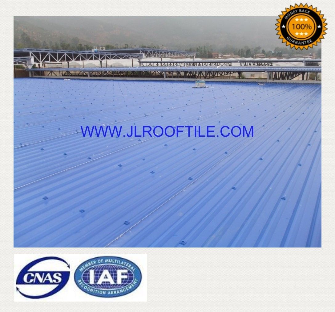 PVC roofing sheet - THREE LAYERS UPVC PLANTING ROOF TILE - Laizhou ...