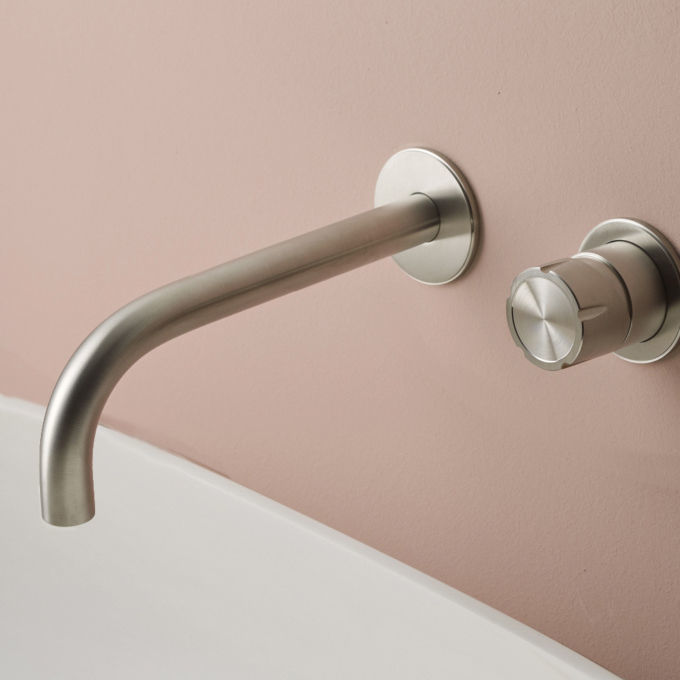 Washbasin mixer tap - SYNTH 4121 - MINA Rubinetterie - wall-mounted ...