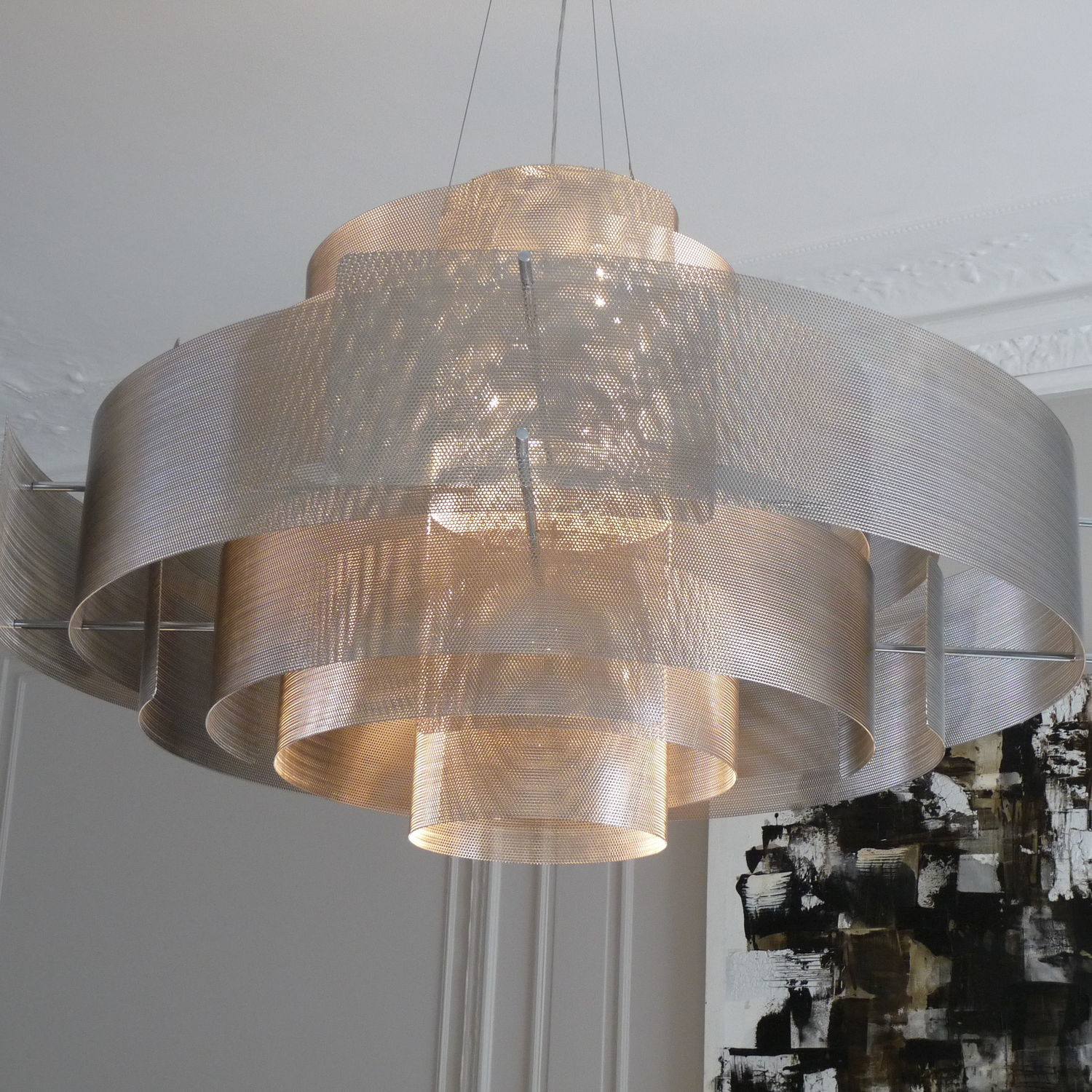 Hanging light fixture - GALAXIE N°6D - Vidé Creation Paris - LED ...