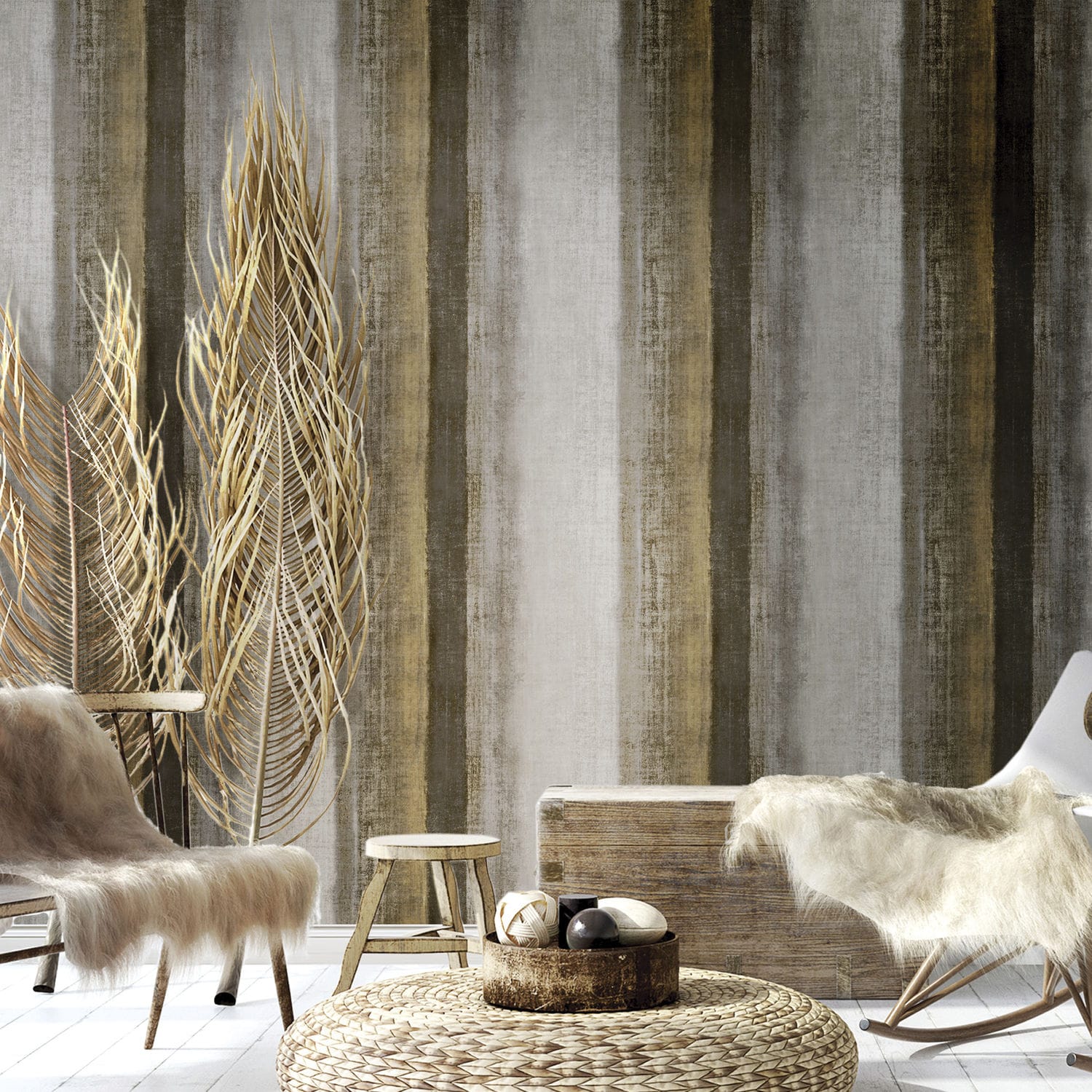 Contemporary wallpaper - ZERO - Parato - patterned / printed / non-woven