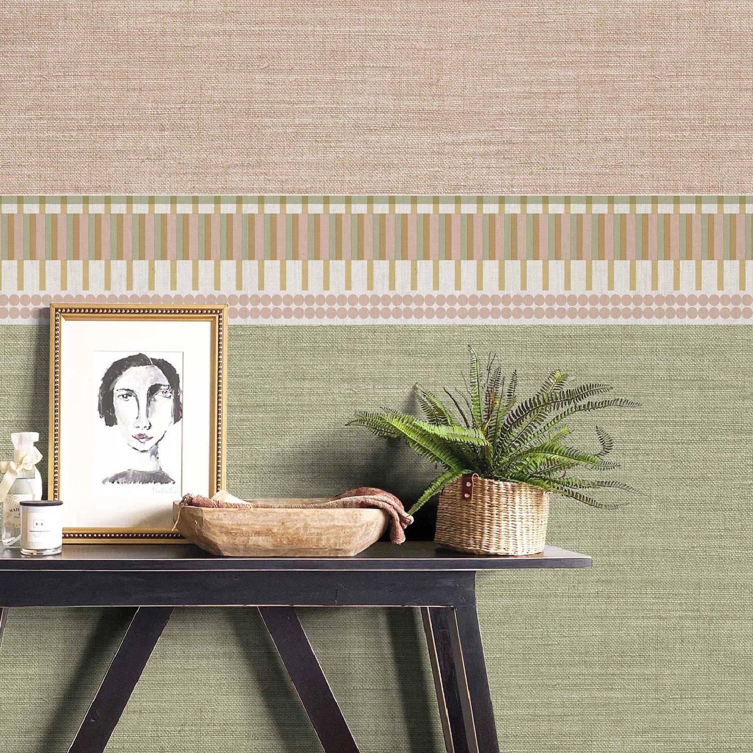 Contemporary wallpaper - ARCHÈ : FIBRAE - Parato - vinyl / patterned ...
