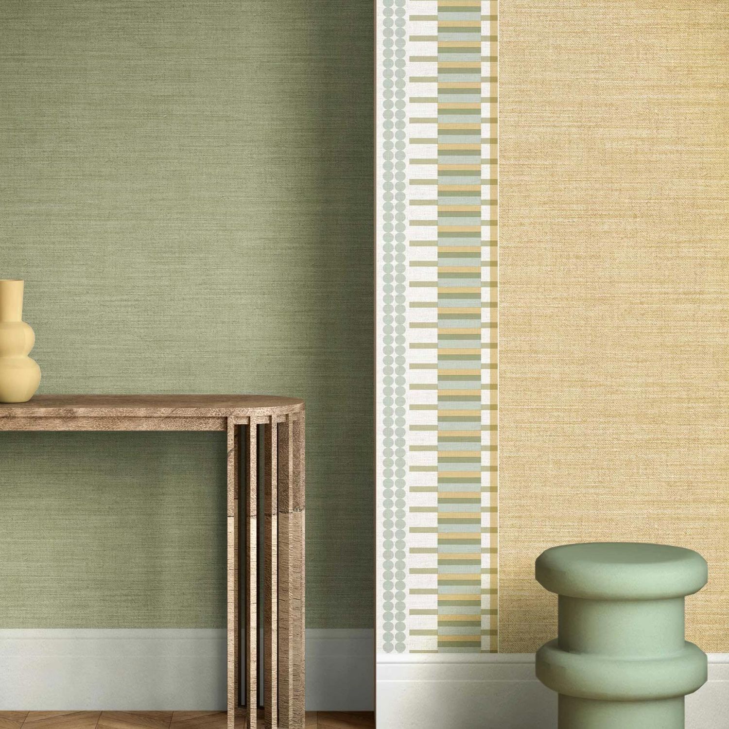 Contemporary wallpaper border - ARCHÈ : SCULPTURA - Parato - vinyl ...
