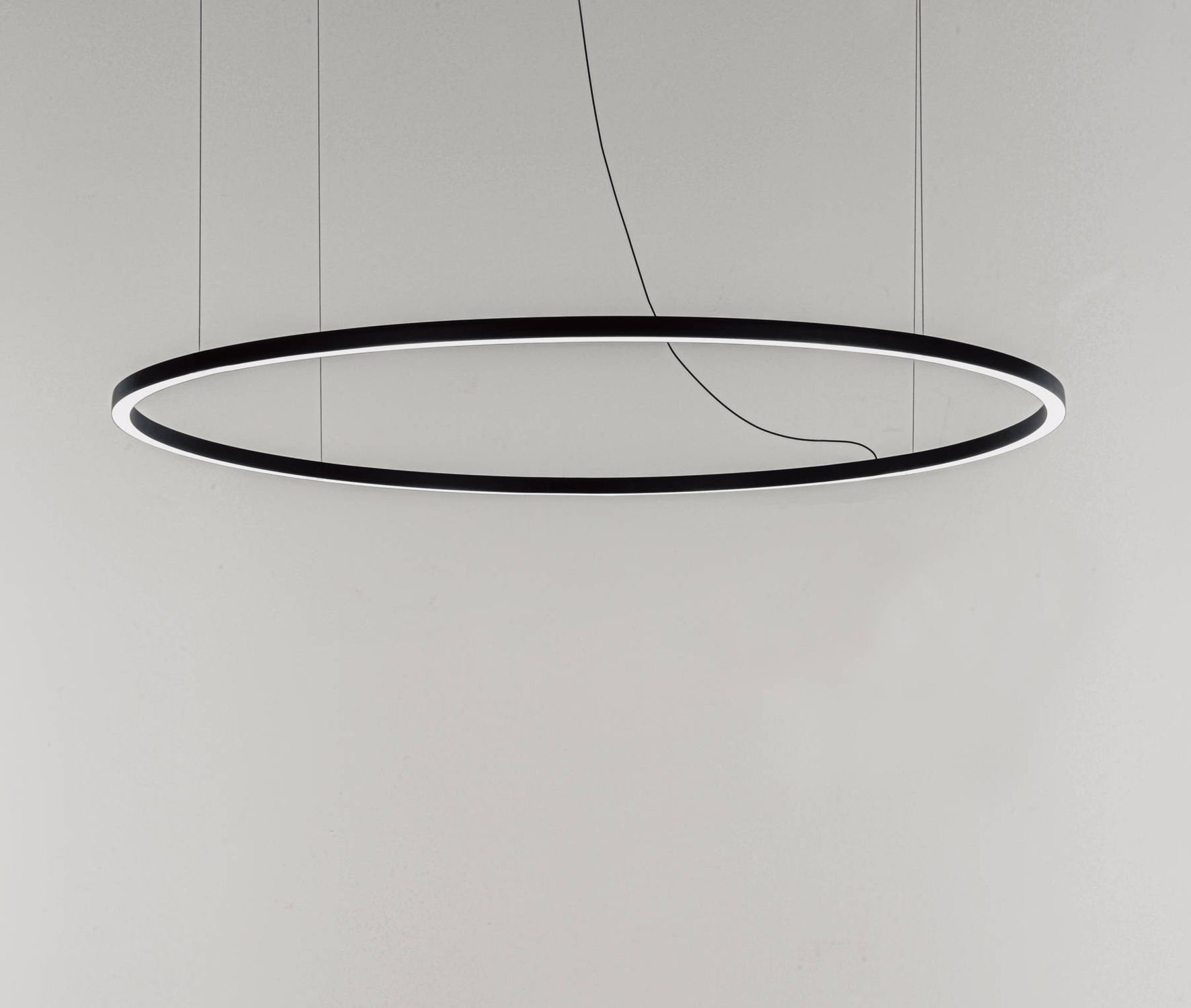 Hanging light fixture - daytona round S900 - Andcosta - LED / ring ...