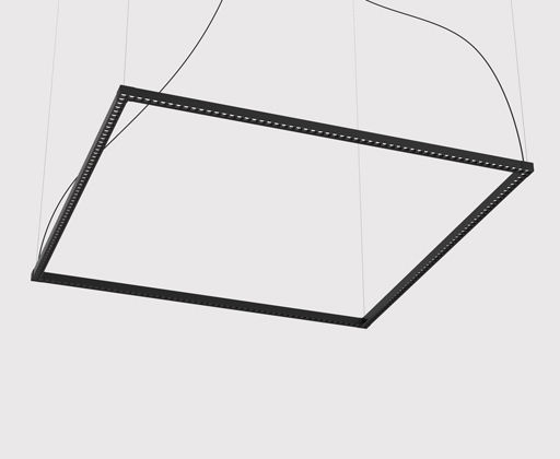 Square light fixture - daytona S1400x1400 - Andcosta - hanging / LED ...