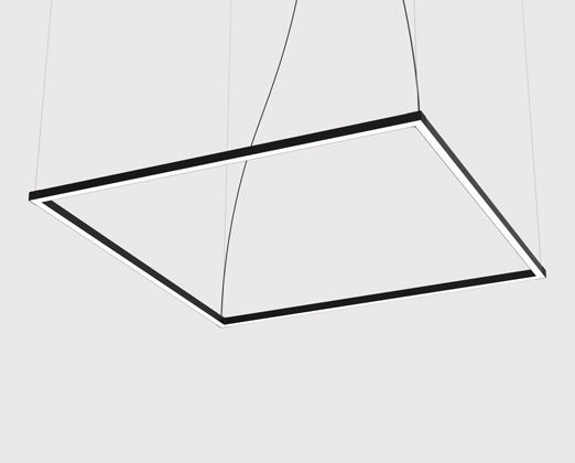Square light fixture - daytona S1700x1700 - Andcosta - hanging / LED / IP20