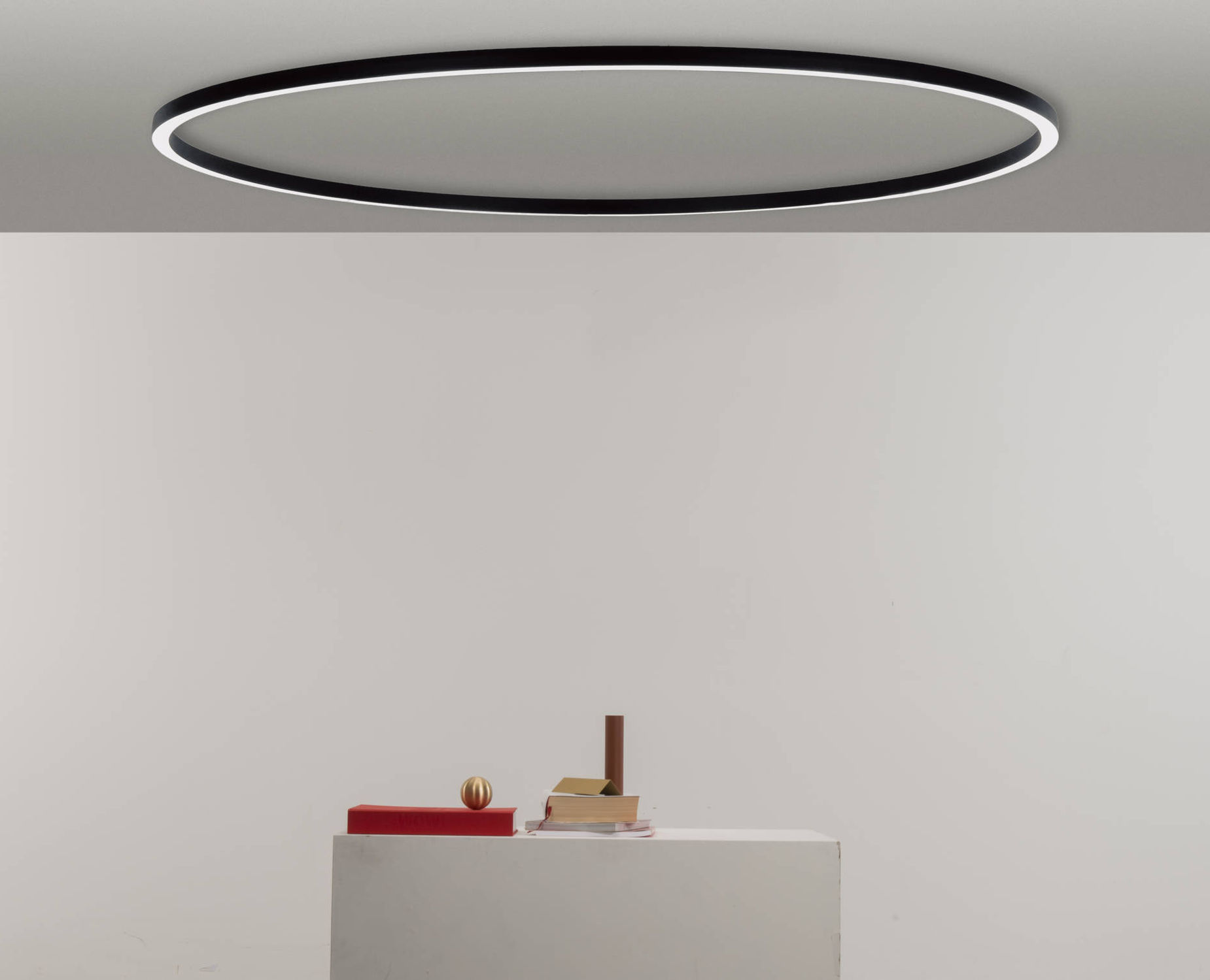 Contemporary ceiling light - daytona round C900 - Andcosta - ring ...
