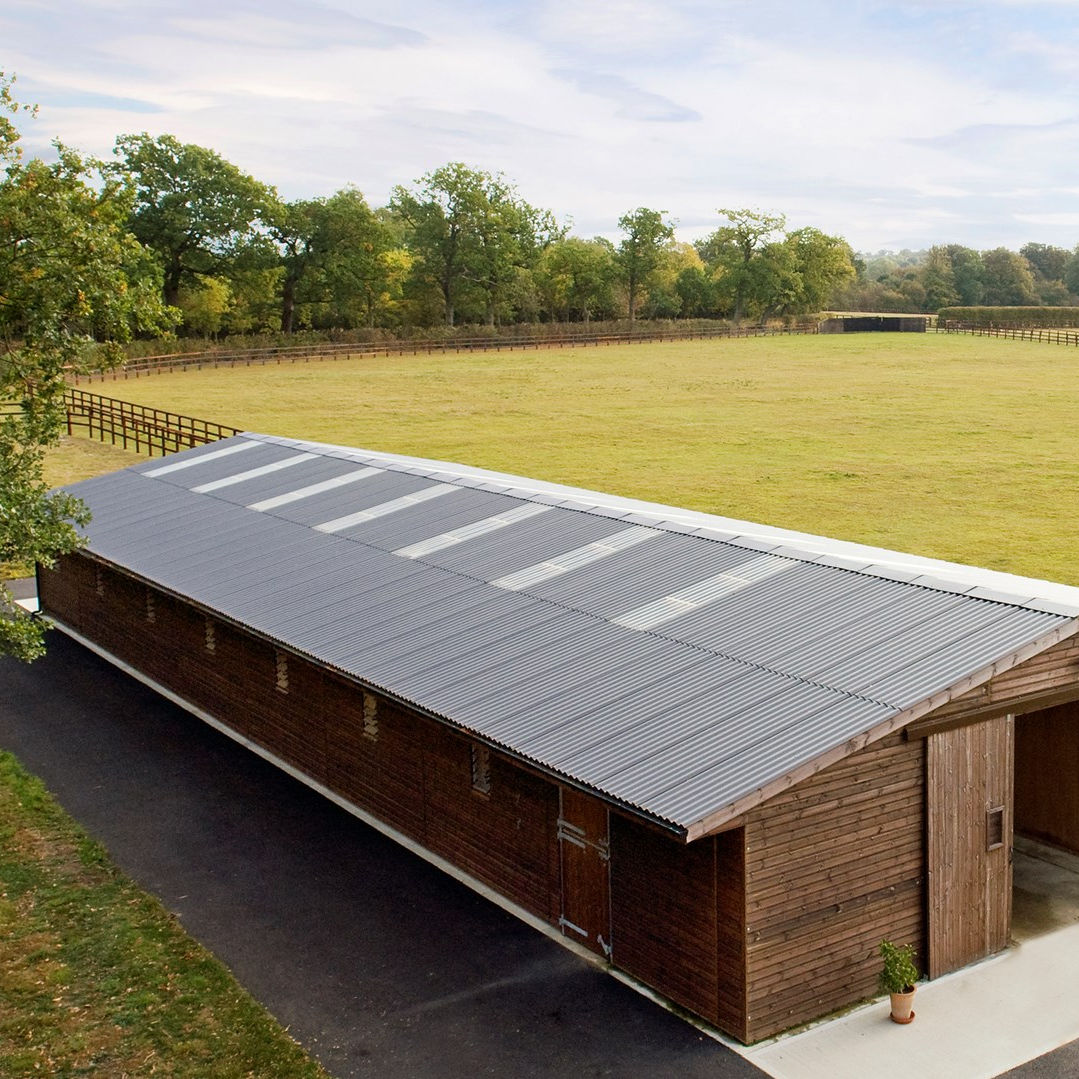 Fiber cement roofing - B5 - Cembrit Limited - slate look / corrugated ...