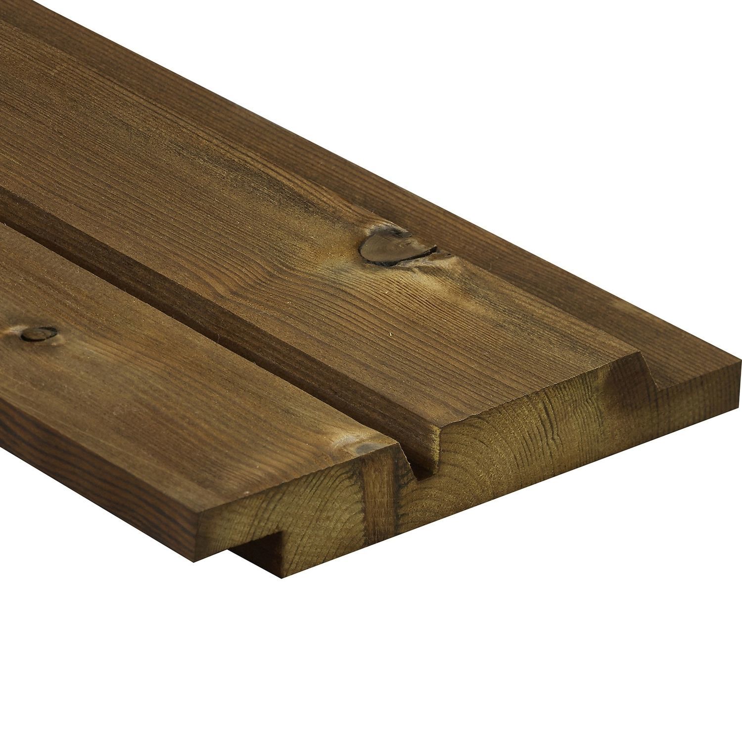 Strip cladding - 2596 - Kebony - modified wood / vertical / sustainable