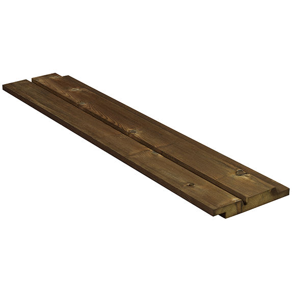 Strip cladding - 2242 - Kebony - modified wood / vertical / sustainable