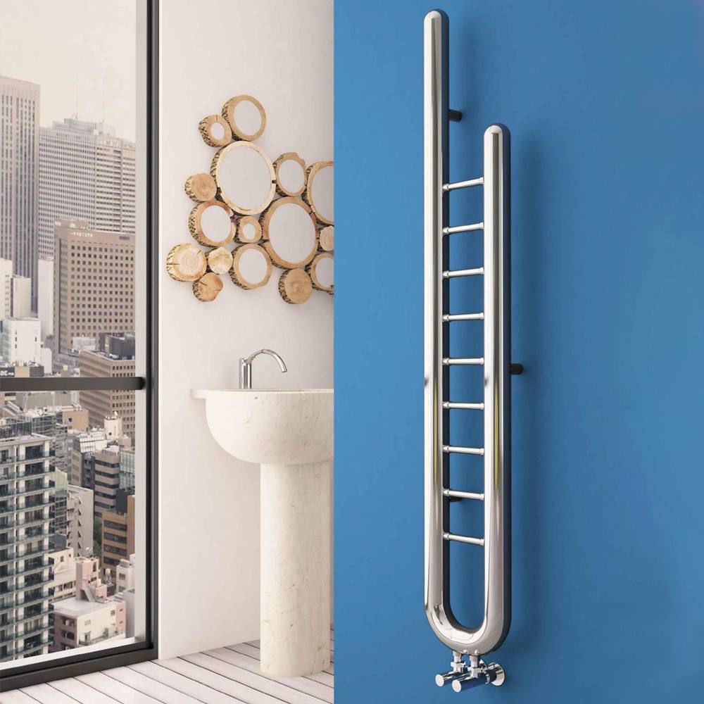 Hot water towel radiator - JAZZ - Carisa Designer Radiators - 0...500 w ...
