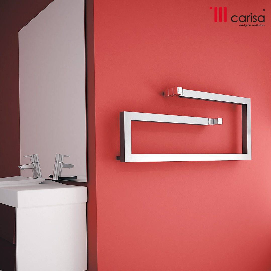 Hot water towel radiator - KLIPS - Carisa Designer Radiators - electric ...