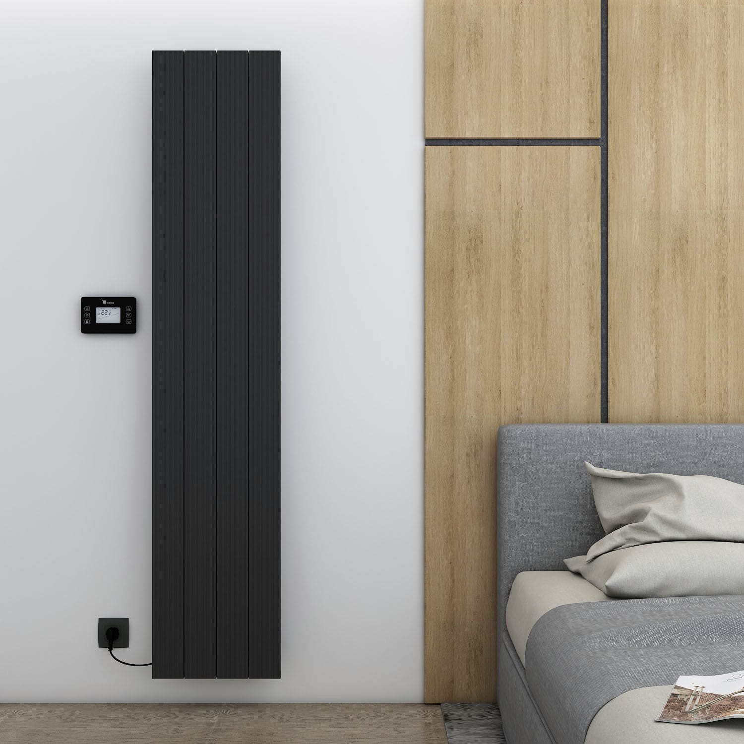 Electric radiator - BOREAS M - Carisa Designer Radiators - 1500 w ...
