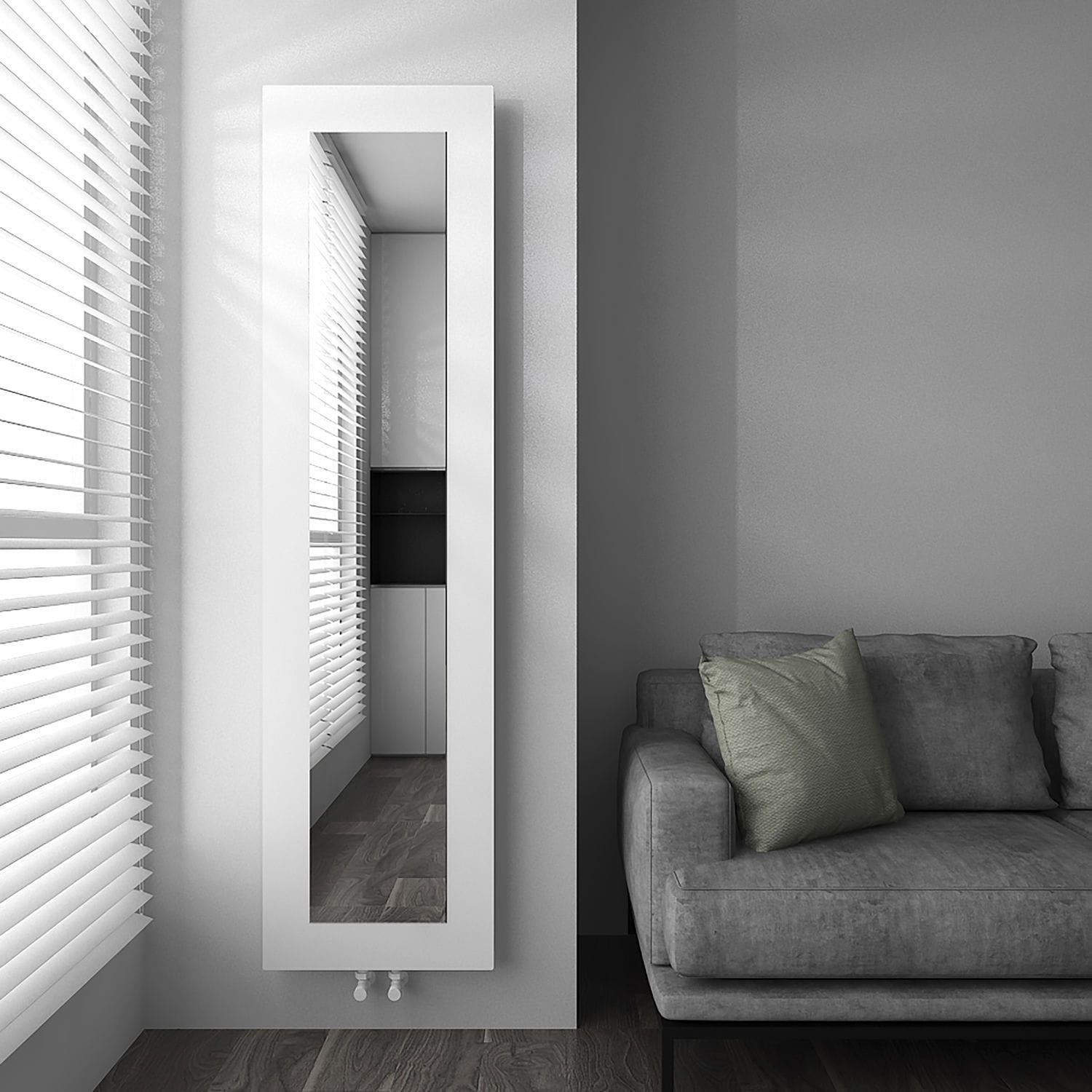 Hot water radiator - QUADRO - Carisa Designer Radiators - 1001 w...1500 ...