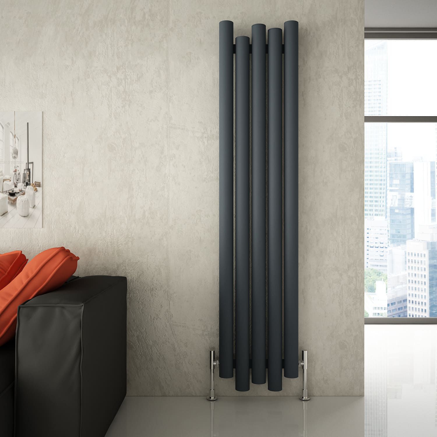 Hot water radiator - MOTION - Carisa Designer Radiators - 1001 w...1500 ...