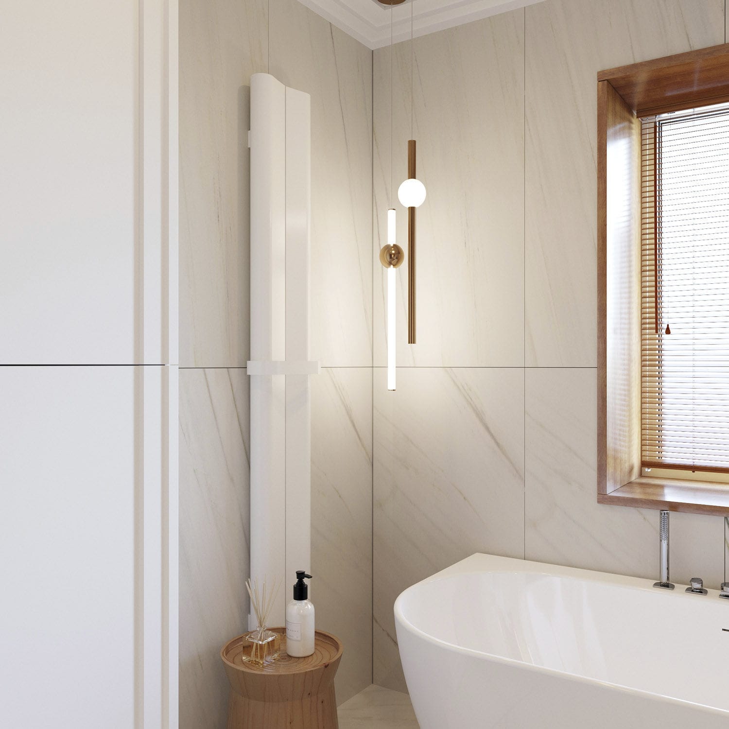 Hot water towel radiator - CURVY BATH - Carisa Designer Radiators - 0 ...