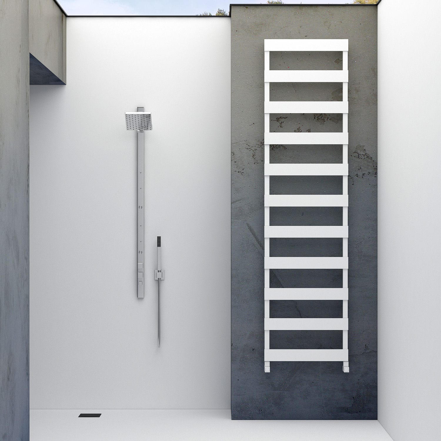 Hot water towel radiator - NINOVA BATH - Carisa Designer Radiators ...
