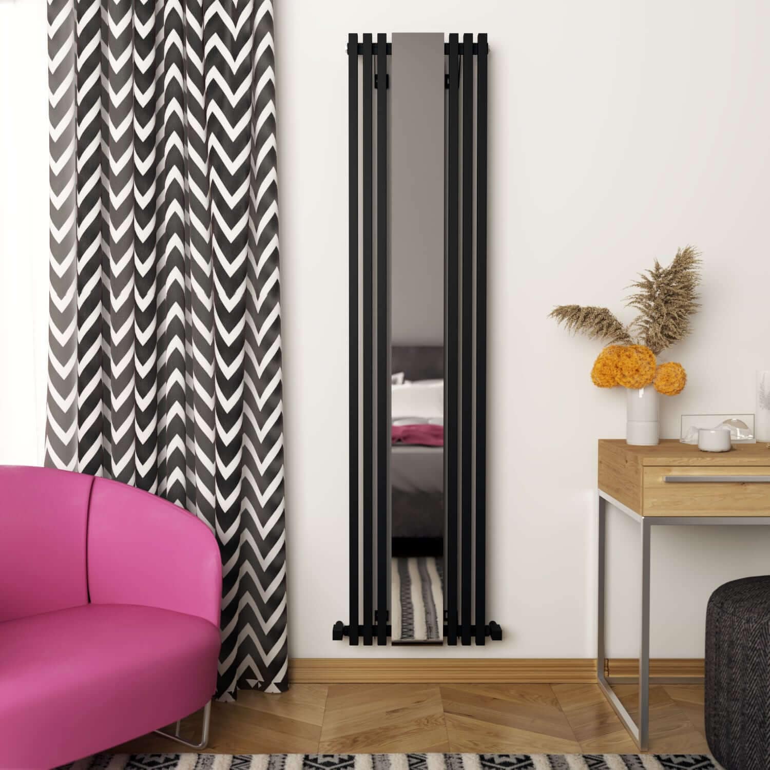 Hot water radiator - SOPHIA MIRROR - Carisa Designer Radiators - 1001 w ...