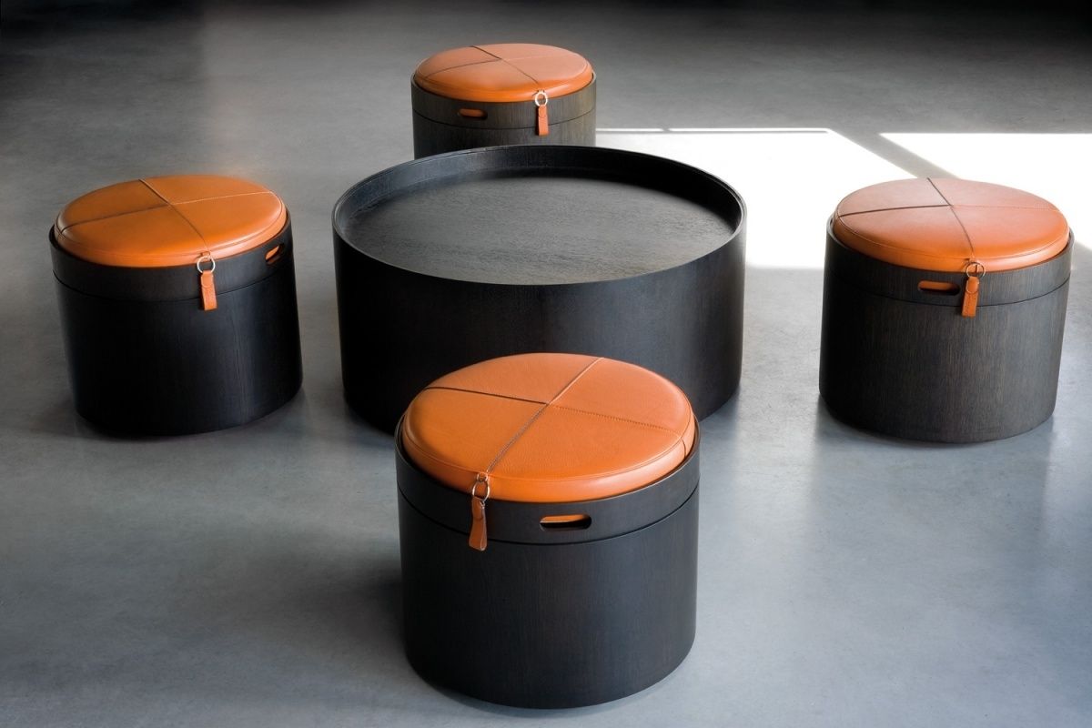 Contemporary coffee table - STOLL 90 - WILDSPIRIT - wooden / round / home