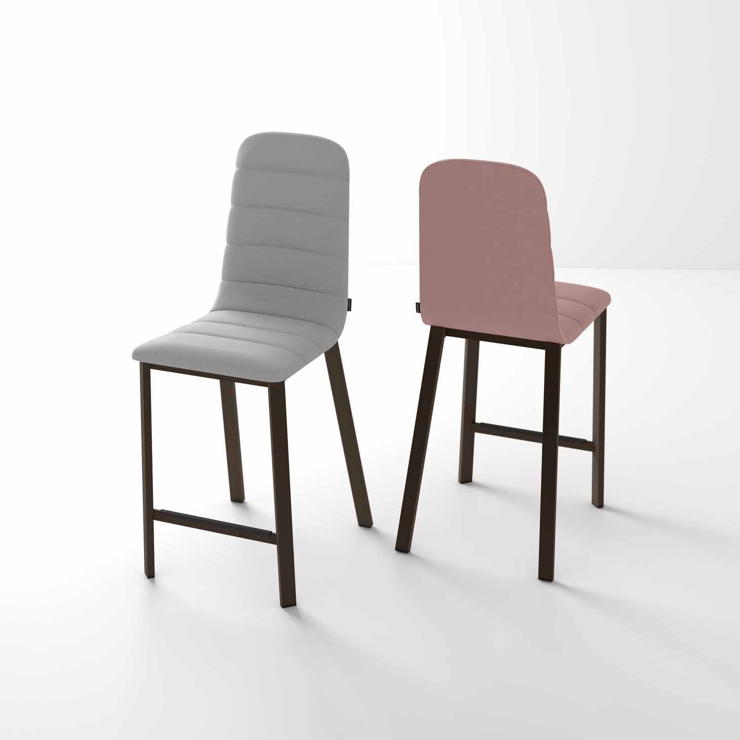 Contemporary bar chair - PULSAR - Cancio - kitchen / indoor / fabric