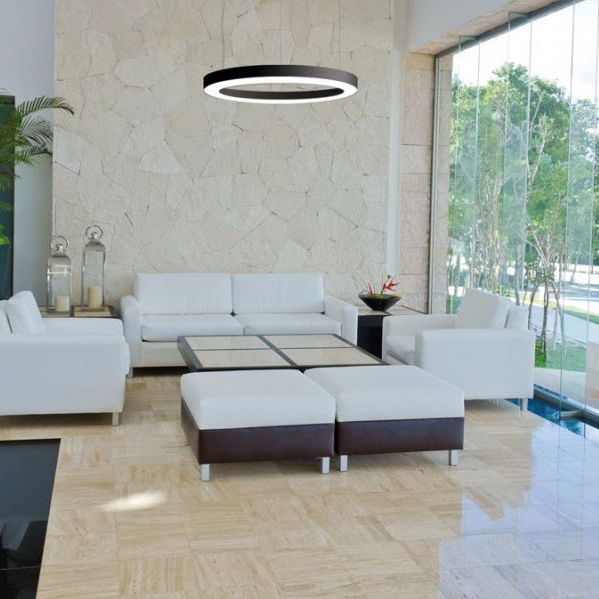 Hanging light fixture - ALBERTA - BPM Lighting - LED / fluorescent / round