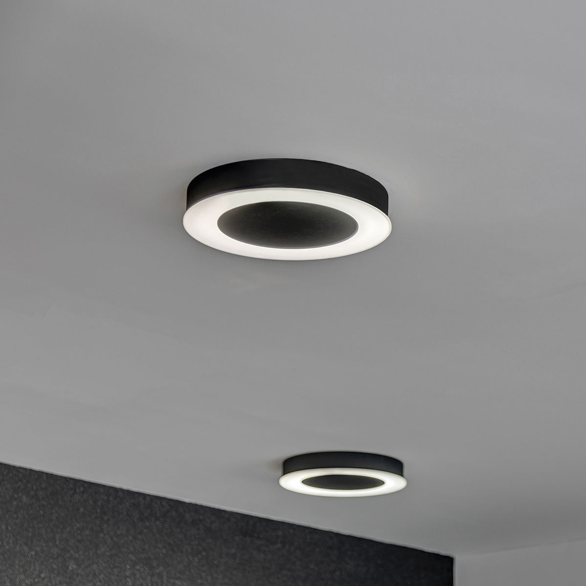 Contemporary ceiling light - RING /C - Buck d.o.o. - round / sheet ...