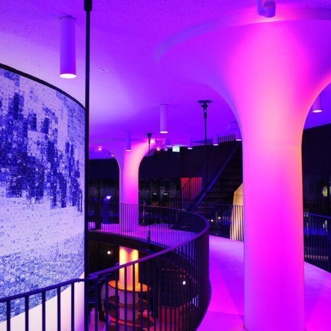 Surface-mounted light fixture - RUBY - CLS LED - RGBW LED / round / IP20