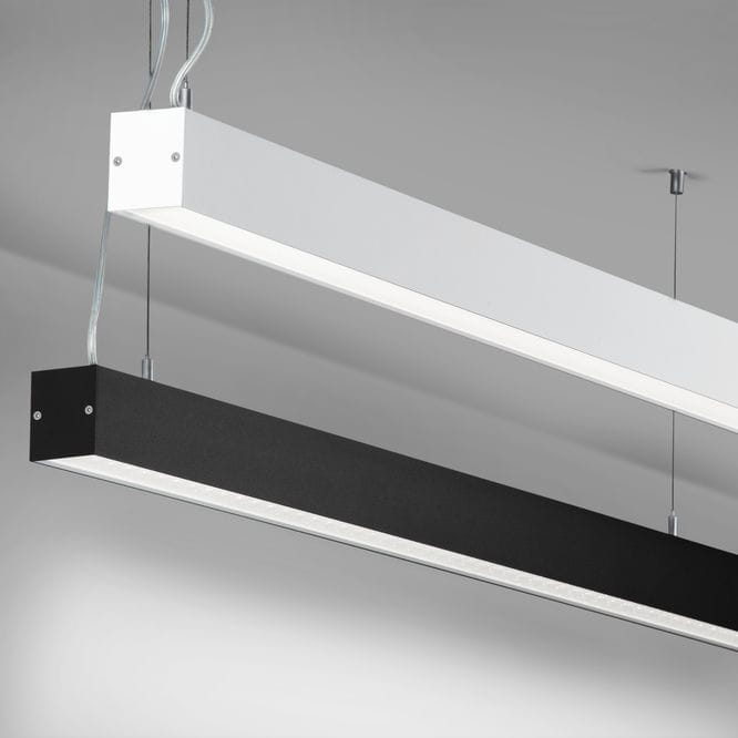 Hanging light fixture - LIPO - Halla - LED / linear / IP20