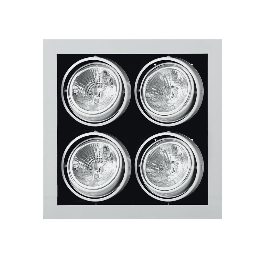 Recessed ceiling spotlight - GATU : 21-000N-4100L, S - Halla - halogen ...