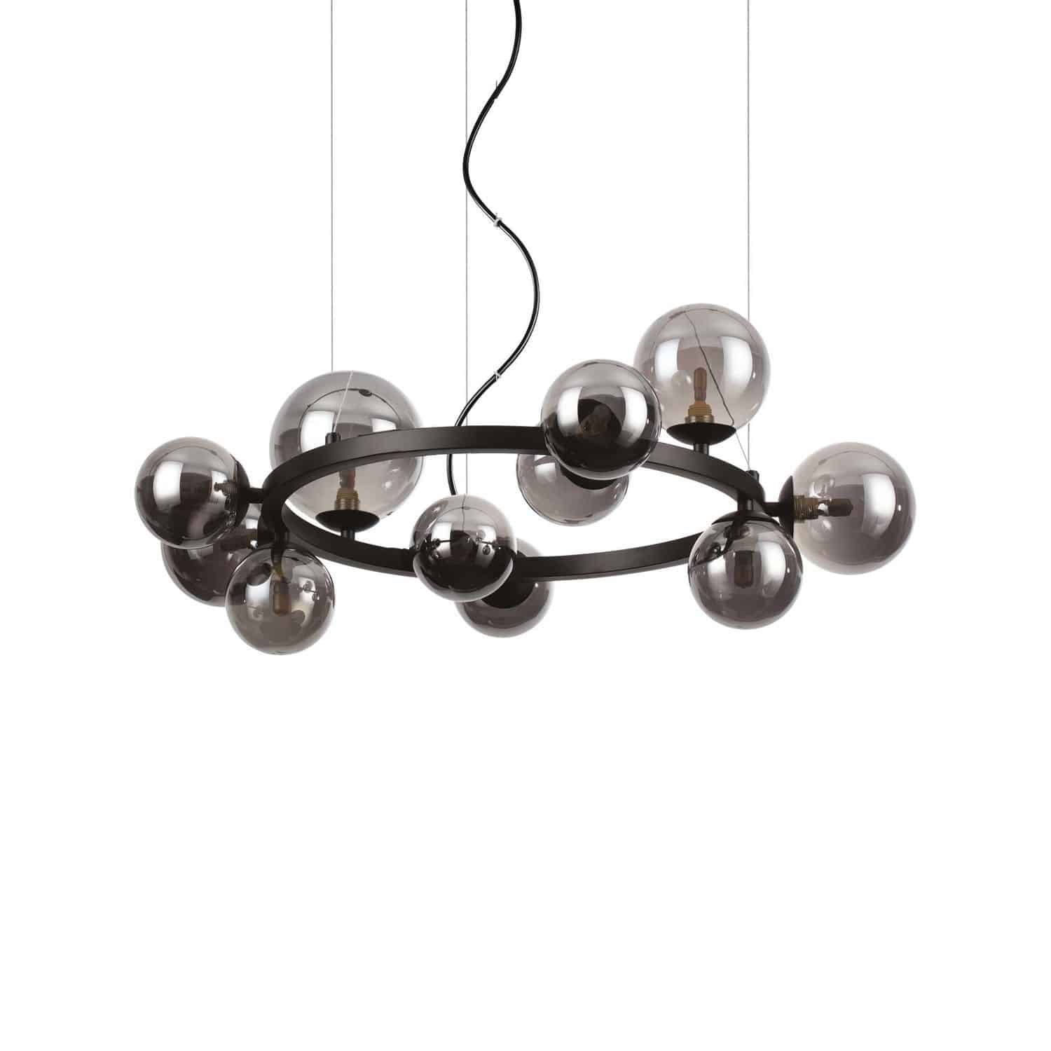 Contemporary chandelier - PERLAGE SP11 - Ideal Lux S.r.l. - blown glass ...