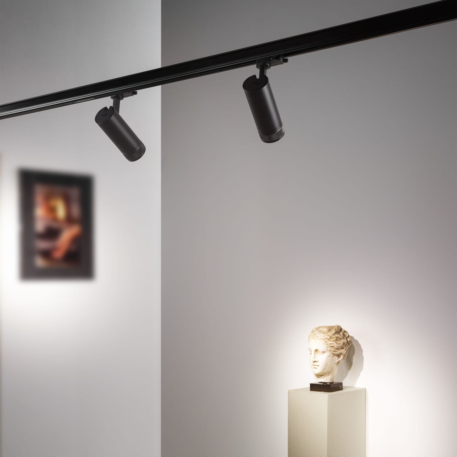 LED track light - EOS - Ideal Lux S.r.l. - round / aluminum / commercial