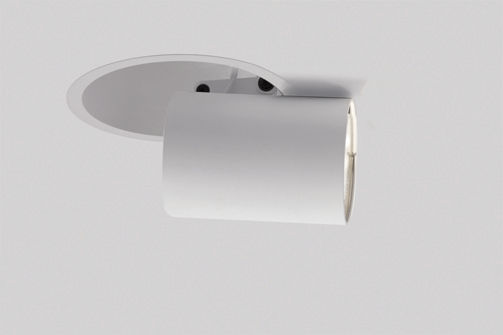 Recessed ceiling spotlight - BULLET HOLE OUT SMALL TRIM - 100% LIGHT ...