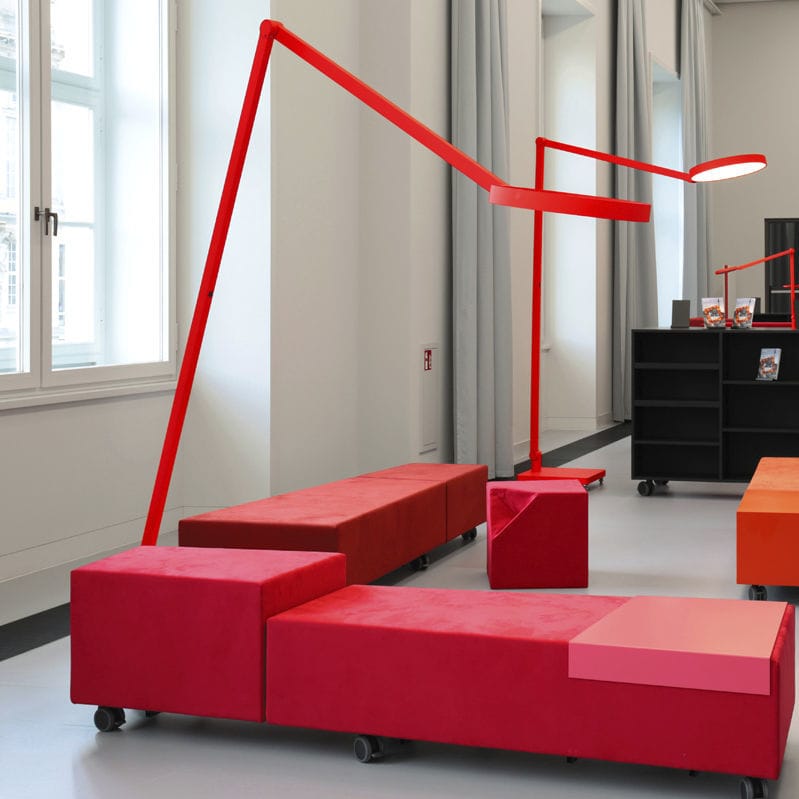 Floor-standing lamp - GRAND LUCILLE S9 - Lightnet GmbH - aluminum / contemporary / corded