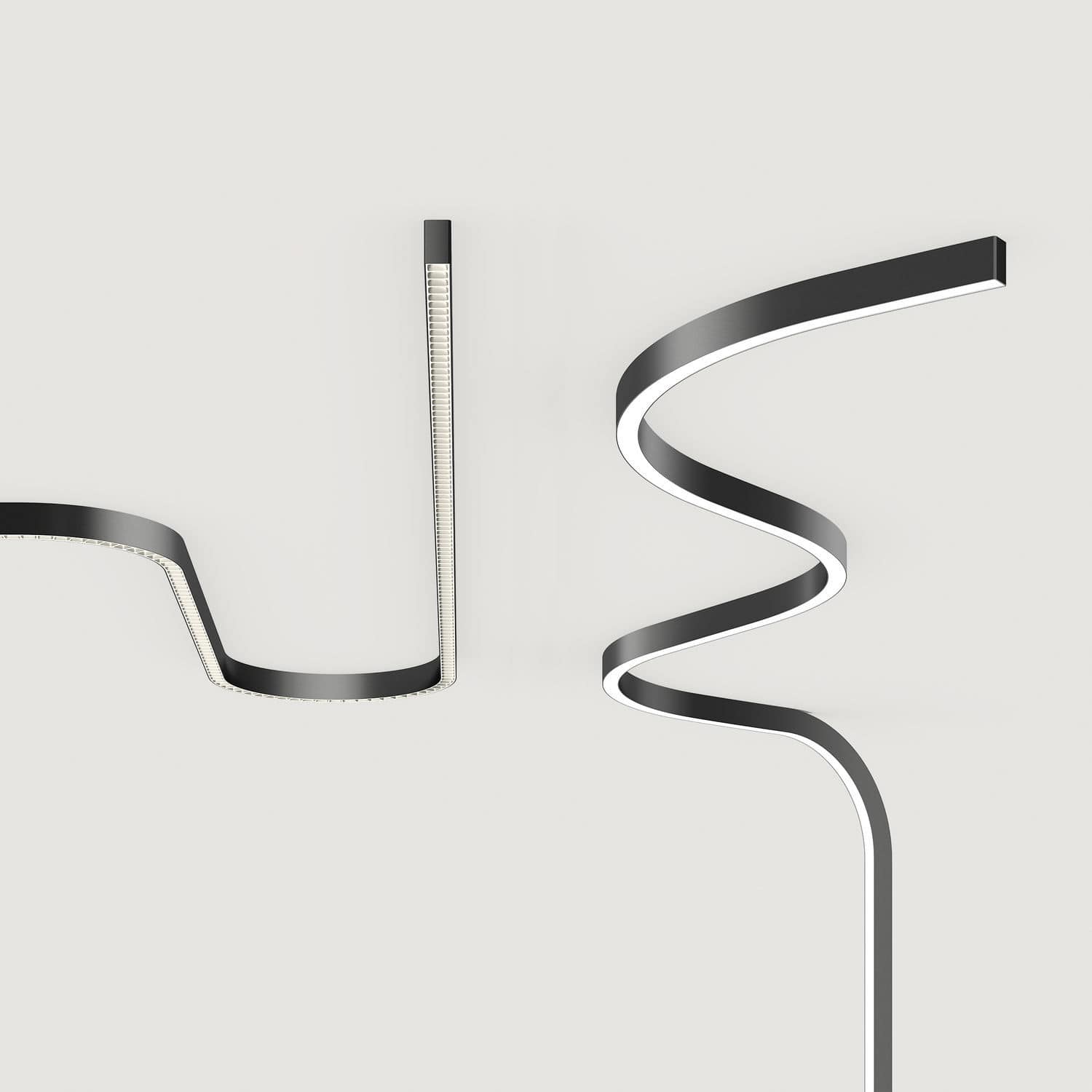 Contemporary ceiling light - LIQUID LINE AX - Lightnet GmbH - linear ...