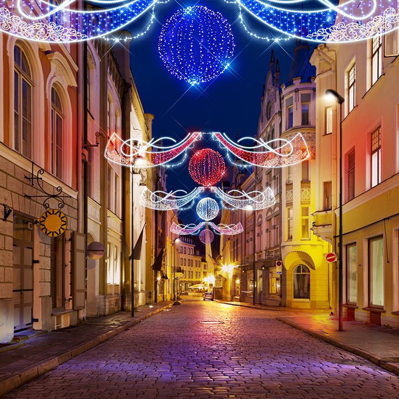 LED motif light - TGL71LRGB - BLACHERE ILLUMINATION - for public space