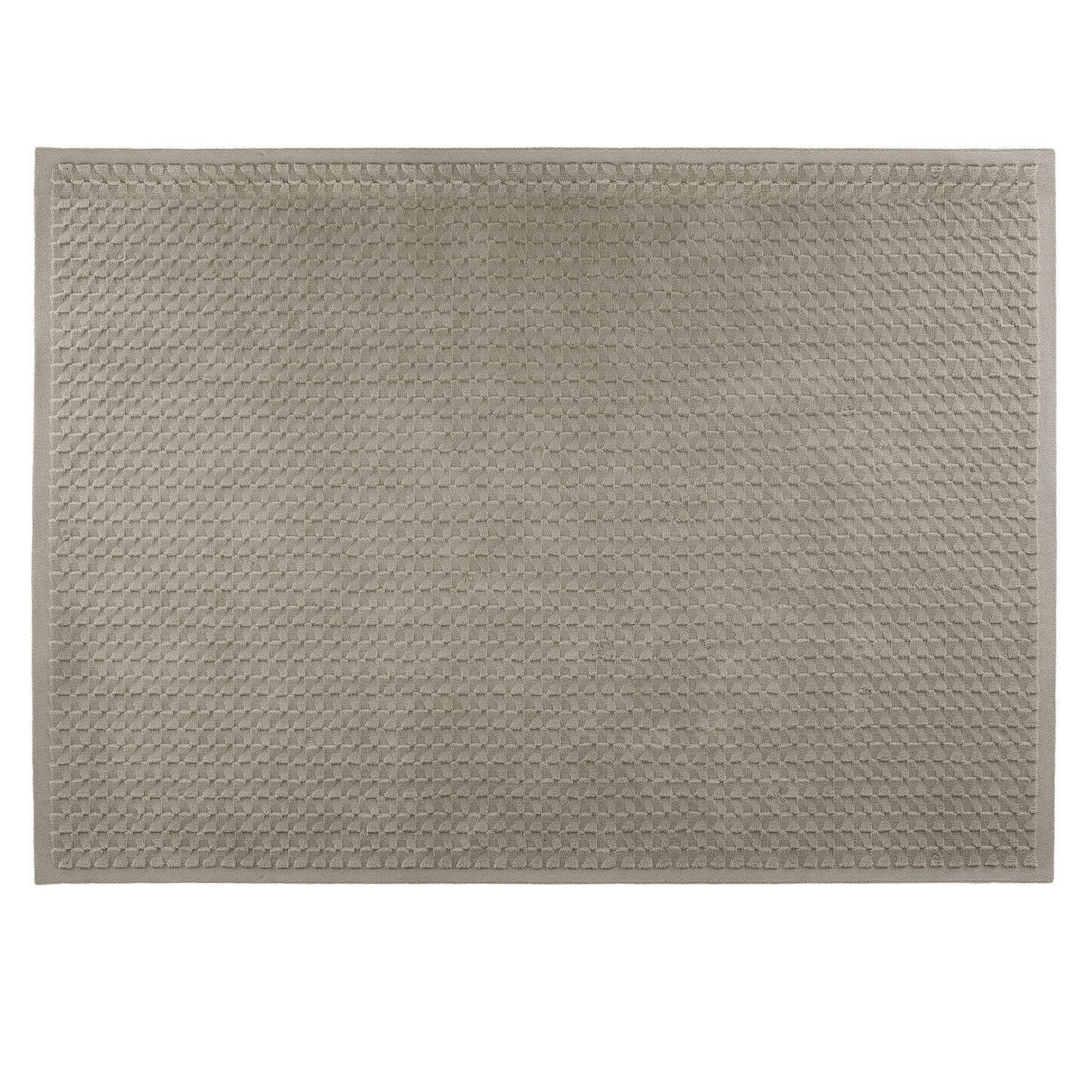 Contemporary rug - Trigo - MAXALTO - plaid / nylon / round