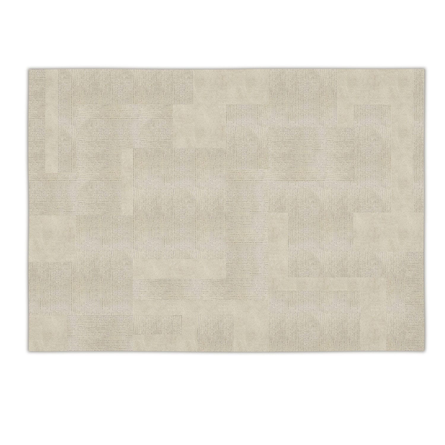Contemporary rug - CALDES - MAXALTO - plain / silk / round
